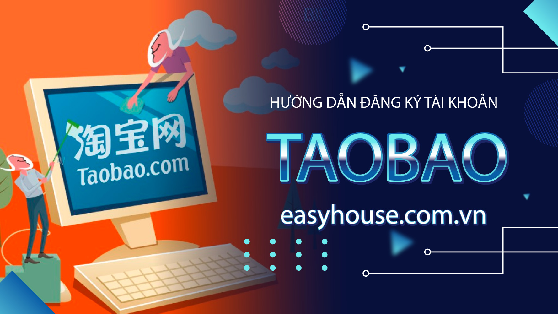 Hướng dẫn đăng ký tài khoản Taobao trên máy tính và điện thoại